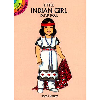 【】Little Indian Girl Paper Doll