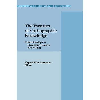 【】The Varieties of Orthographic