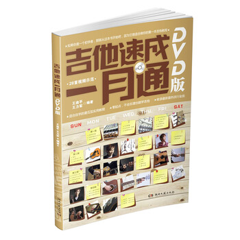   吉他速成一月通DVD版9787540465773湖南文艺