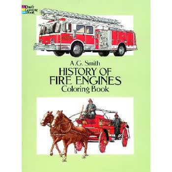 【】History of Fire Engines Coloring