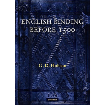 【】English Binding Before 1500