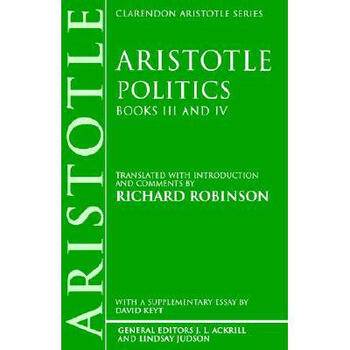 Politics: Books III and IV