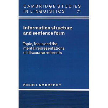 Information Structure and Sentence Form: Top...