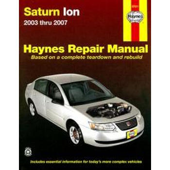 【】Haynes Saturn Ion 2003 Thru 2007