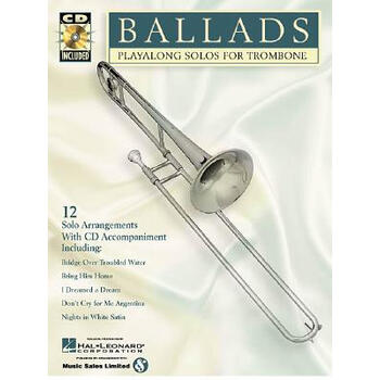 【】Ballads: Play-Along Solos for Trombone