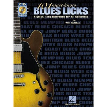 【】101 Must-Know Blues Licks [With CD