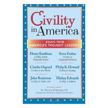 【】Civility in America