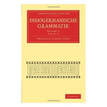 【】Indogermanische Grammatik