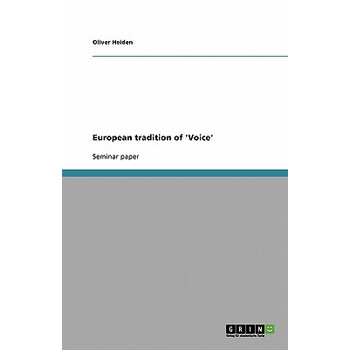 【】European Tradition of 'Voice'