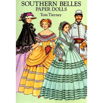 【】Southern Belles Paper Dolls