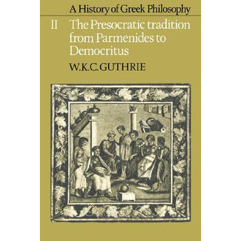 【】A History of Greek Philosophy: Volume 2,