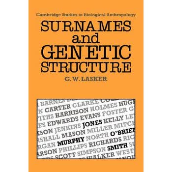 【】Surnames and Genetic Structure