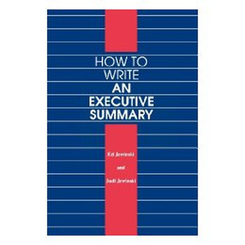 【】How to Write an Executive Summary