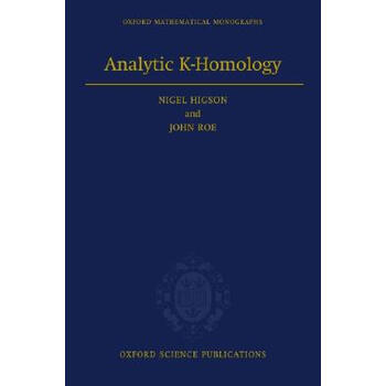【】Analytic K-Homology