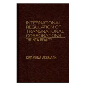 【】International Regulation of