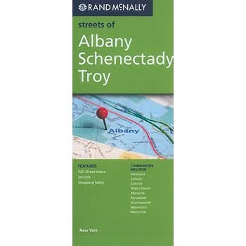 【】Rand McNally Streets of Albany,