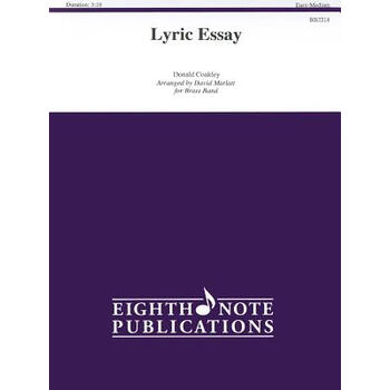 【】Lyric Essay: Conductor Score &