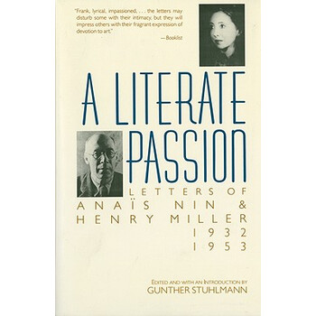 【】A Literate Passion: Letters of Anais Nin