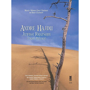 【】Andre Hajdu: Jewish Rhapsody, Clarinet