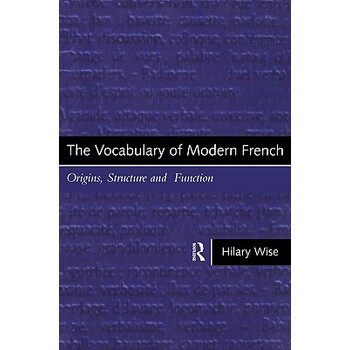 【】The Vocabulary of Modern French