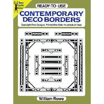 Ready-To-Use Contemporary Deco Borders