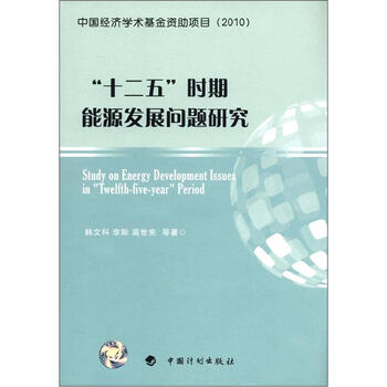 “十二五”时期能源发展问题研究