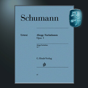 亨乐琴谱原版舒曼阿贝格变奏曲 Schumann Abegg-Variat. op. 1 钢琴独奏HN87
