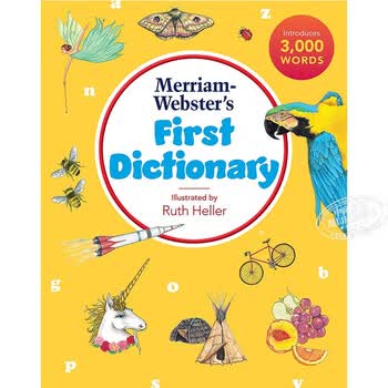 麦林韦氏儿童插图字典英文原版Merriam Webster's first dictionary