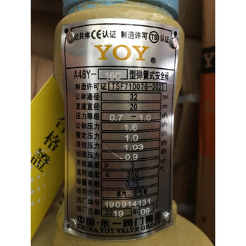 中国永一集团 A48Y-16C/25C 铸钢法兰弹簧全启式安全阀 现货 DN32(0.7-1.0)整定1.0MPA【图片 价格 品牌 报价】-京东