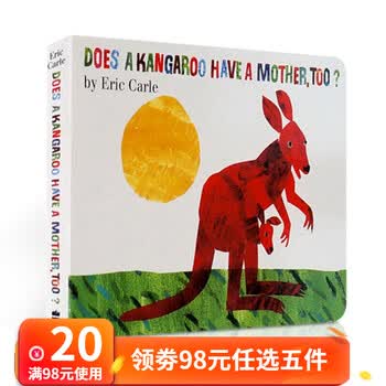 英文原版Does a Kangaroo Have a Mother,Too? 纸板书送音频