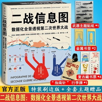 现货速发【特装+通贩 可选】二战信息图：数据化全景透视第二次世界大战 让洛佩兹 樊尚贝尔纳 尼古拉奥宾著 尼古拉吉耶拉绘 未读 二战信息图：数据化全景透视第二次世界大战（特装版）