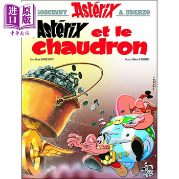 高卢英雄历险记 13 阿斯特克斯和小锅炉 Asterix Tome 13  Astérix et le chaudron 法文原版 勒内 戈西尼