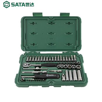 【世达09002】世达 SATA 09002 52件6.3MM系列套筒组套【行情 报价 价格 评测】-京东