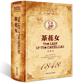 茶花女 全译本中文完整版 原著原版 世界文学名著畅销书籍 阅读书目世界名著书籍