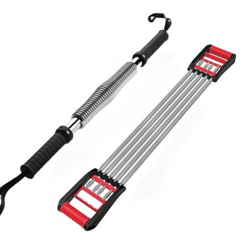 野行客弹簧拉力器扩胸器男女士健身器家用多功能拉簧臂力器练胸肌 3代五根弹簧拉力器＋臂力棒50公【图片 价格 品牌 报价】-京东