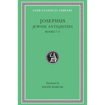 Jewish Antiquities: - Jewish Antiquities, Bk...