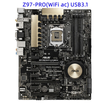 华硕Z97-A/AR/K/P/E/PRO/M7H/H97主板支持ddr3 4代 1150 32g内存 华硕Z97 PRO WIFI AC USB3.1【图片 价格 品牌 报价】-京东
