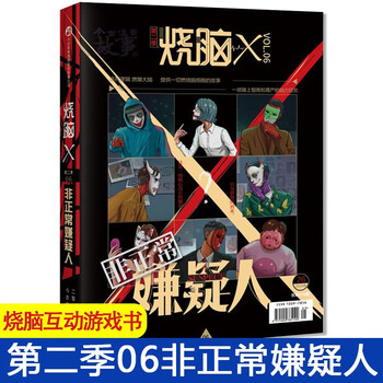 烧脑X系列书全套第一季123456789-10本第二季7本第三季7本热搜预定窥探别对我说谎天才基本法推理科幻侦探畅销小说 16烧脑X第二季非正常嫌疑人