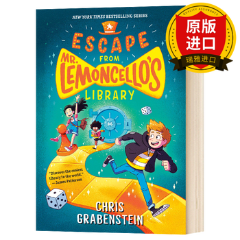 神奇图书馆系列1 美版 英文原版 Escape from Mr. Lemoncello's Libr