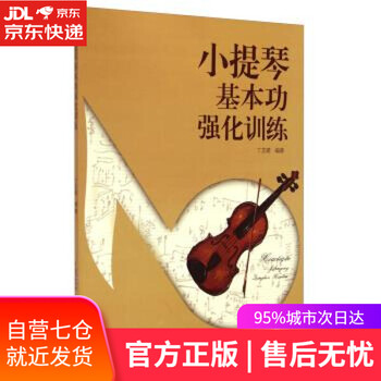 【正版图书】小提琴基本功强化训练 丁芷诺 著 安徽文艺出版社