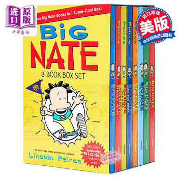 Big Nate 8-book BoxSet大内特 英文原版 盒装 9~12岁