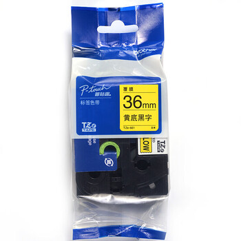 【兄弟TZe-661】兄弟（brother）标签打印耗材TZe-661黄底/黑字工业标签打印机色带 原装耗材36mm【行情 报价 价格 评测】-京东