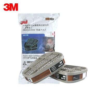 【3M6001CN】3M 6001CN滤毒盒 过滤盒喷漆滤盒防毒 配6200/7502/6800面具使用 6001CN 1包【行情 报价 价格 评测】-京东