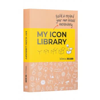 英文原版 My Icon Library 我的图标资料库 视觉思维图形图案灵感创作作品集艺术