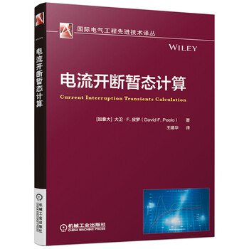 电流开断暂态计算9787111641902机械工业王建华