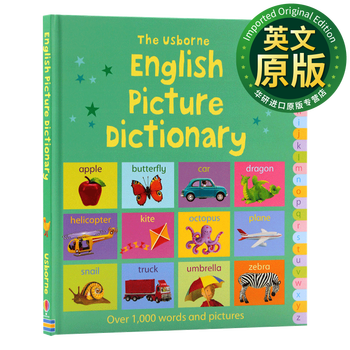 英语图片字词典 英文原版 English Picture Dictionary