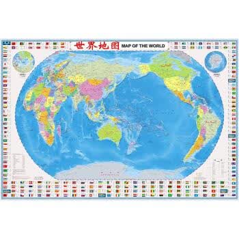 【新华正版】 世界知识地图1.12米0.76米 天域北斗 编 中国地图出版社