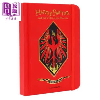 哈利波特笔记本 格兰芬多 红色 英文原版 Harry Potter Notebook Gryffindor Edition J K Rowling JK罗琳