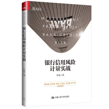 银行信用风险计量实战 叶征 中国人民大学出版社