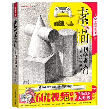 素描初学者入门 从几何体到静物（附赠60部素描视频教程，传承美院正统训练方法，30天成为素描高手）